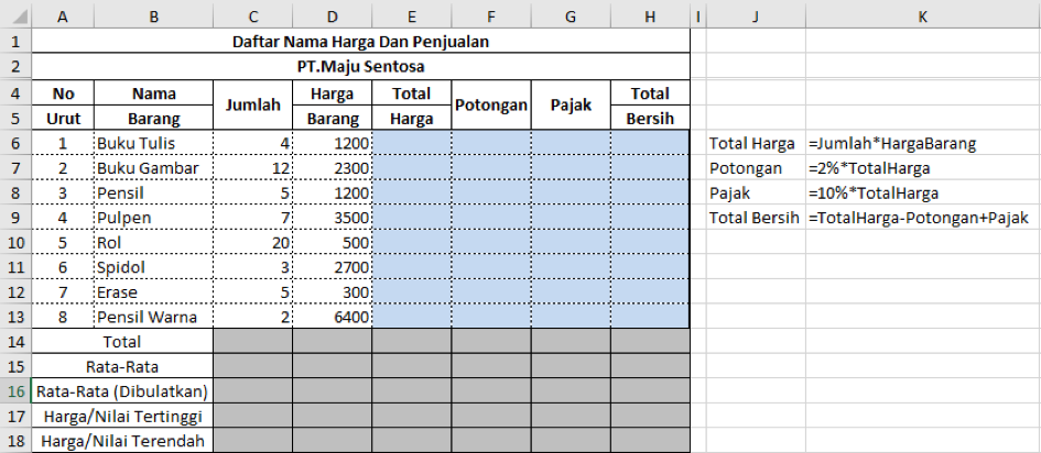 Forum 7: Menata Tampilan Lembar Kerja pada Microsoft Excel